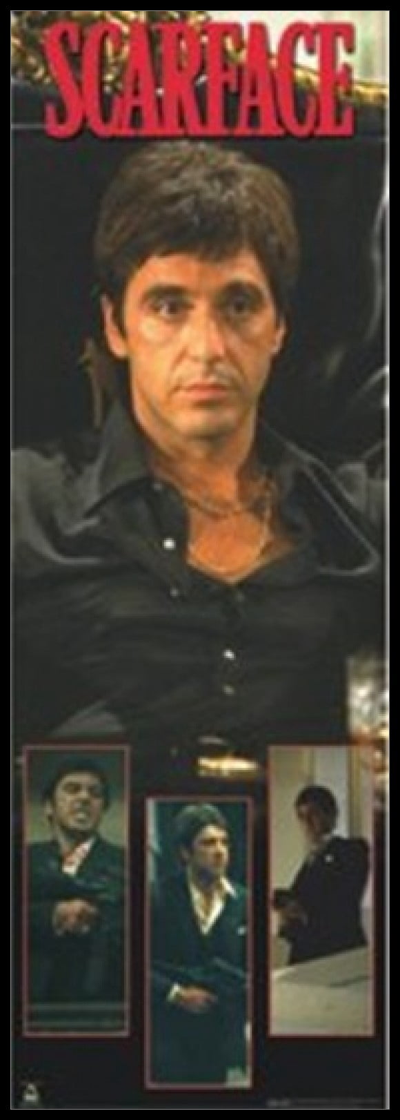 Scarface - Collage Laminated & Framed Poster (21 x 62) - Walmart.com