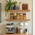 1 Qt Glass Storage Containers with Lids, Clear Glass Food Jars, Round ...