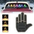 Car Middle Finger Gesture Light Fny Road-Rage Signs Remote` Rear Light ...