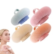 Super Soft Sunflower Suction Cup Bath Ball, 2026 New Exfoliating Bath ...