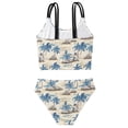 BZSMCE Swimsuit 2-Piece Tank Swimming Wear Quick Dry Bathing Suit-Palm ...