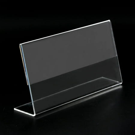 Horizontal Tilted Tabletop Display Stand, Plastic License Plate Holder ...