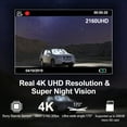Rexing V5 Plus 3-Channel 4K Dash Cam w/ 3" LCD Voice Control, Wi-Fi ...