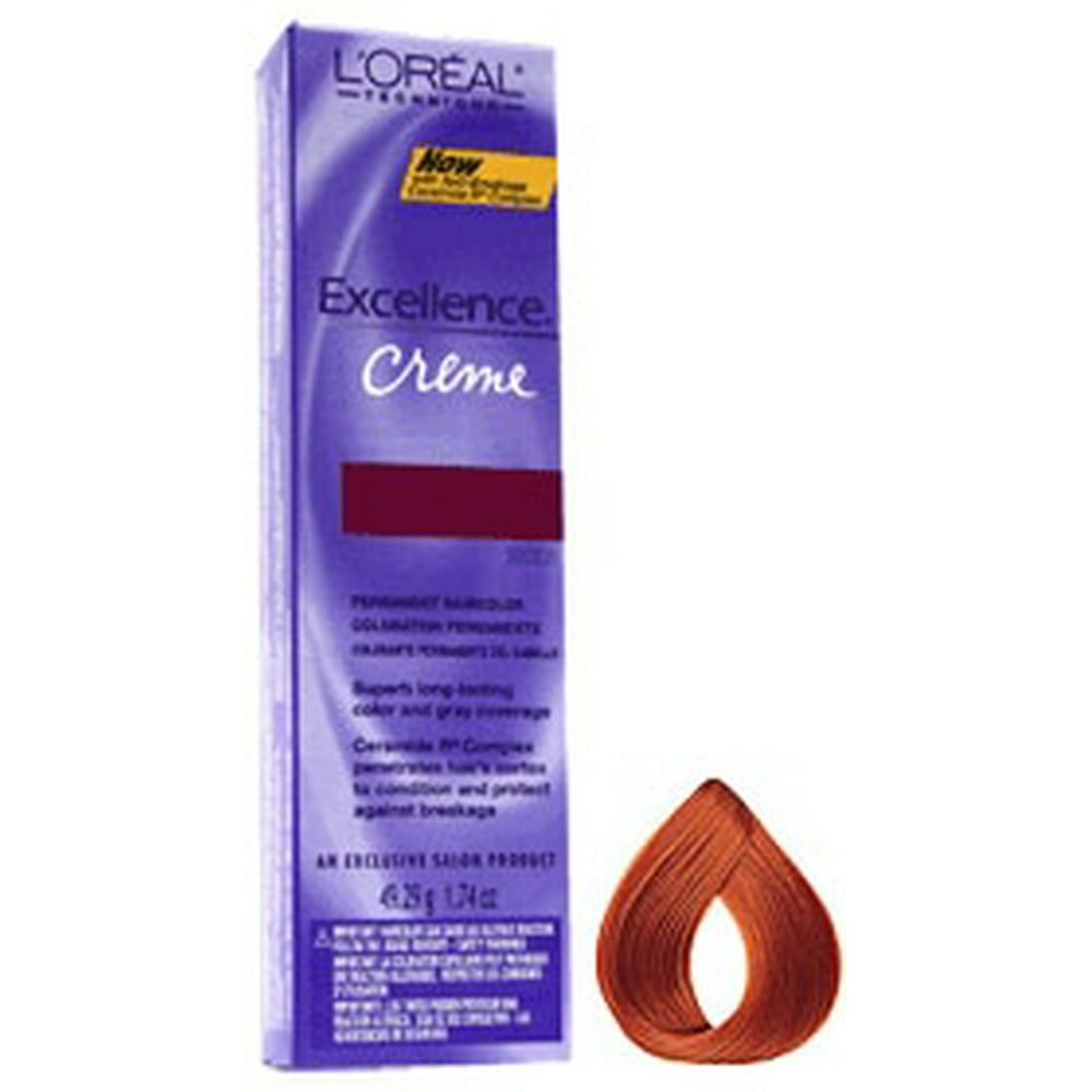 Loreal Excellence Creme Permanent Hair Color Dark Copper Golden