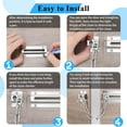 2 Pack Door Chain Lock, Stainless Steel Chain Locks for Inside Door ...