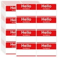 200 Pieces Name Tag Stickers, Hello My Name Is Labels 3.5x2.25 Inches ...