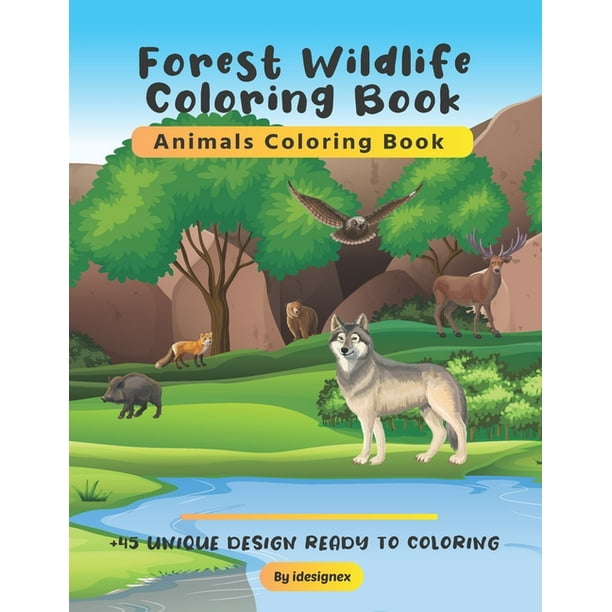 Deciduous Forest Animals Coloring Pages