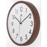 Infinity Instruments 12" Walnut Finish 12 inch Wall Clock - Walmart.com