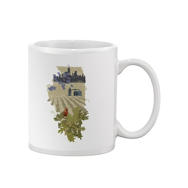 Illustrated State-illinois Mug - Jacob Green Designs, - Walmart.com
