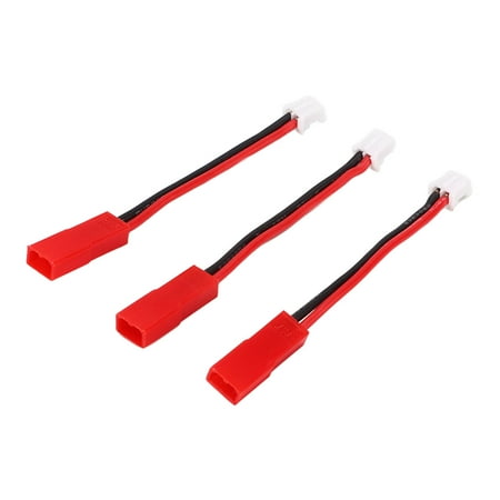 PH2.0 Connector, PH2.0 To JST Plug Adapter Black Red Flexible Soft Safe ...