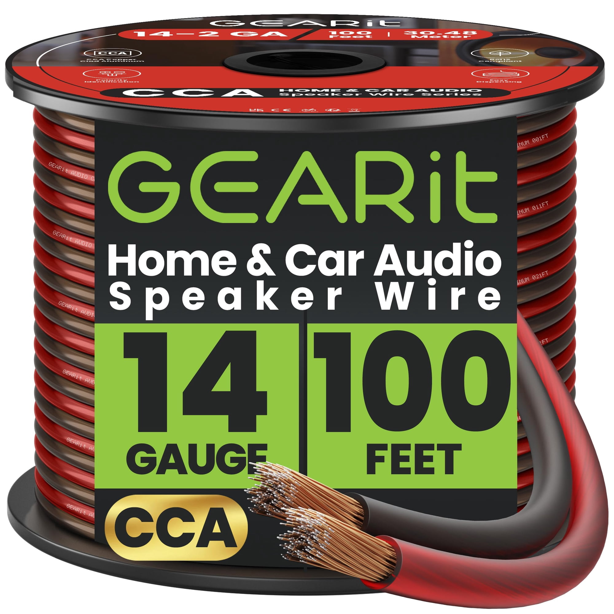 Click here for Gearit 14 Gauge Speaker Wire  Speaker Cable 100ft... prices