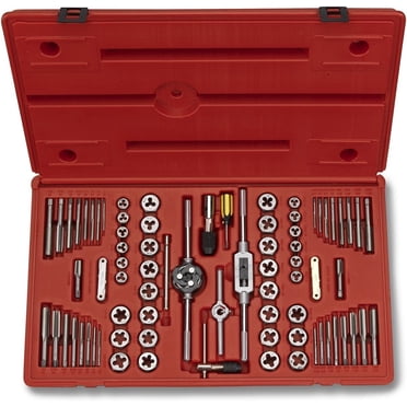 Neiko 00916A 45 Piece SAE Pro-Grade Large-Diameter Titanium Tap & Die ...