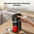 Mini Single Serve Coffee Maker for K Cup and Ground Coffee, Fast Brew ...