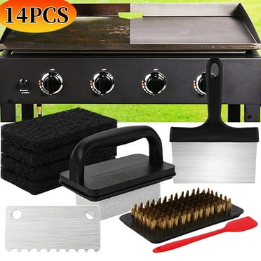 Blackstone 8 Piece Grill Cleaner Set, Griddle Cleaning Kit for Hot or ...