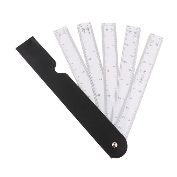 Scale Ruler Measuring Clothing Grading Ruler Engineering Drawing 5 ...