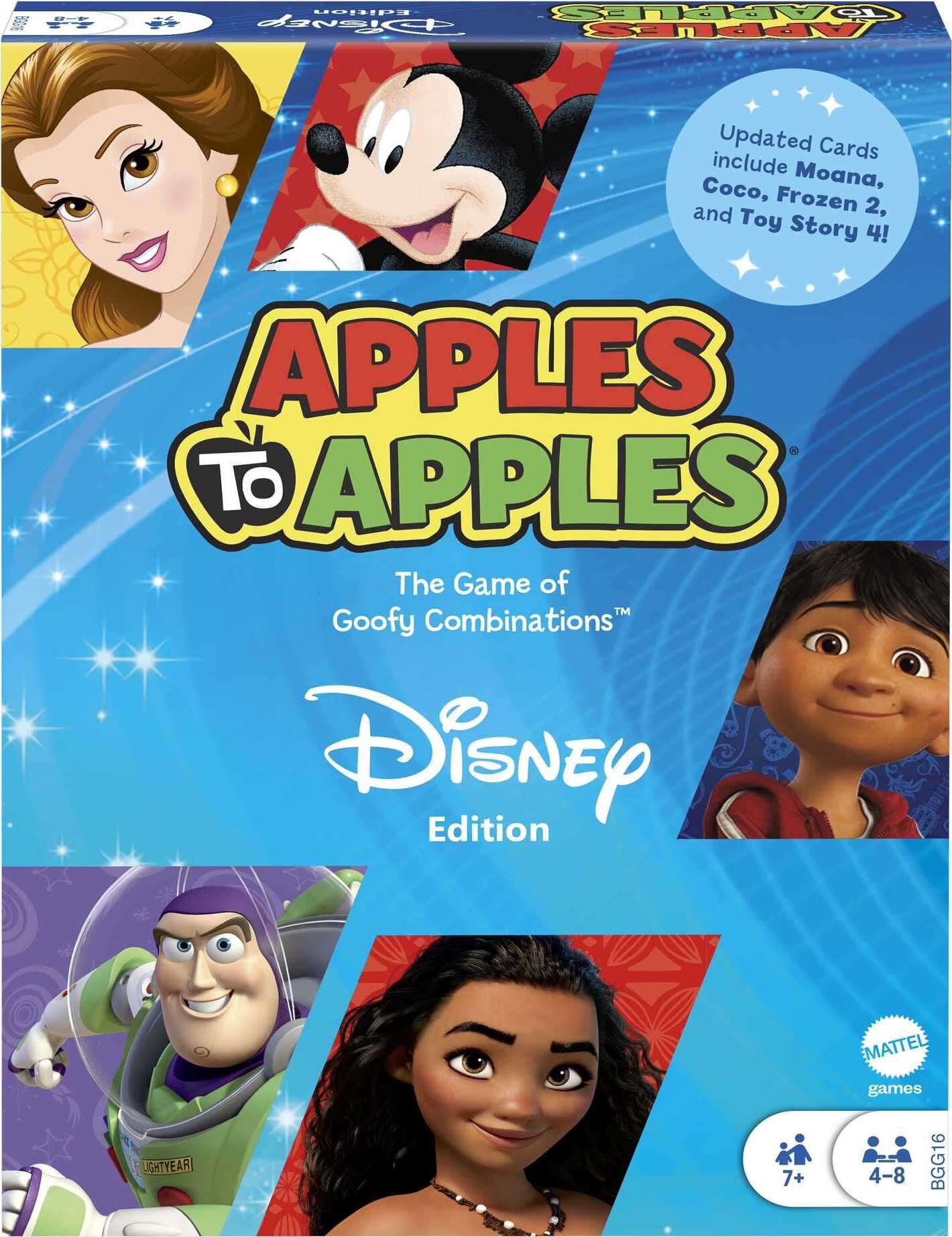 Apples to Apples Disney Card Game, Family Game for Kids & Adults with ...