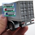 Detailed Die Cast Metal Container Truck Model 20.5CM Realistic Vehicle ...