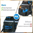 Tool Vest Electrician, 15 Pockets Tool Vest for Handyman, Carpenter ...