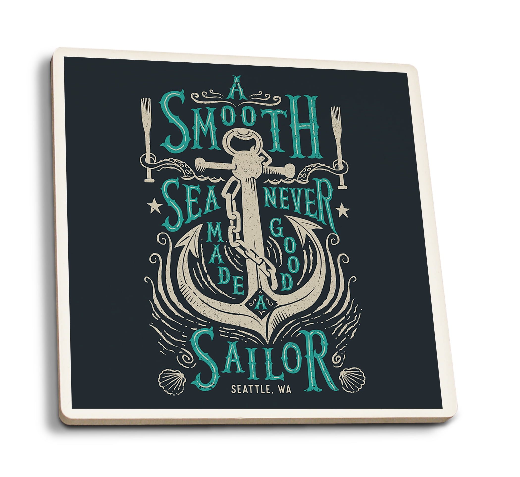 Seattle, Washington, Sailor's Pride Collection, Anchor, A Smooth Sea ...