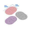 Multipurpose Soft Silicone Acupressures Foot Pad Antislip Foot Mat ...