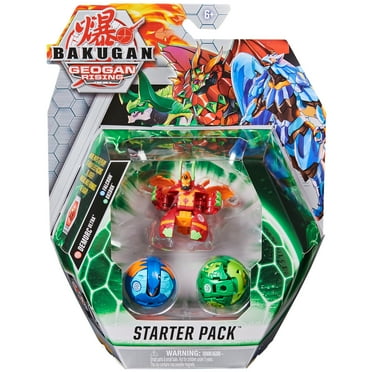 Bakugan Geogan Brawler 5-Pack, Exclusive Sky Horse and Ghost Beast Geogan and 3 Bakugan ...