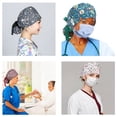 6Pcs Satin Lined Scrub Caps Women, Surgical Caps for Women, Bouffant ...