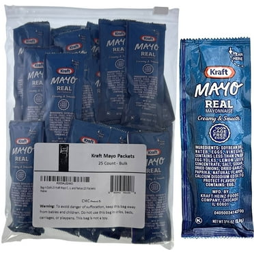 Kraft Real Mayonnaise Portion Packets, 200 ct - Walmart.com