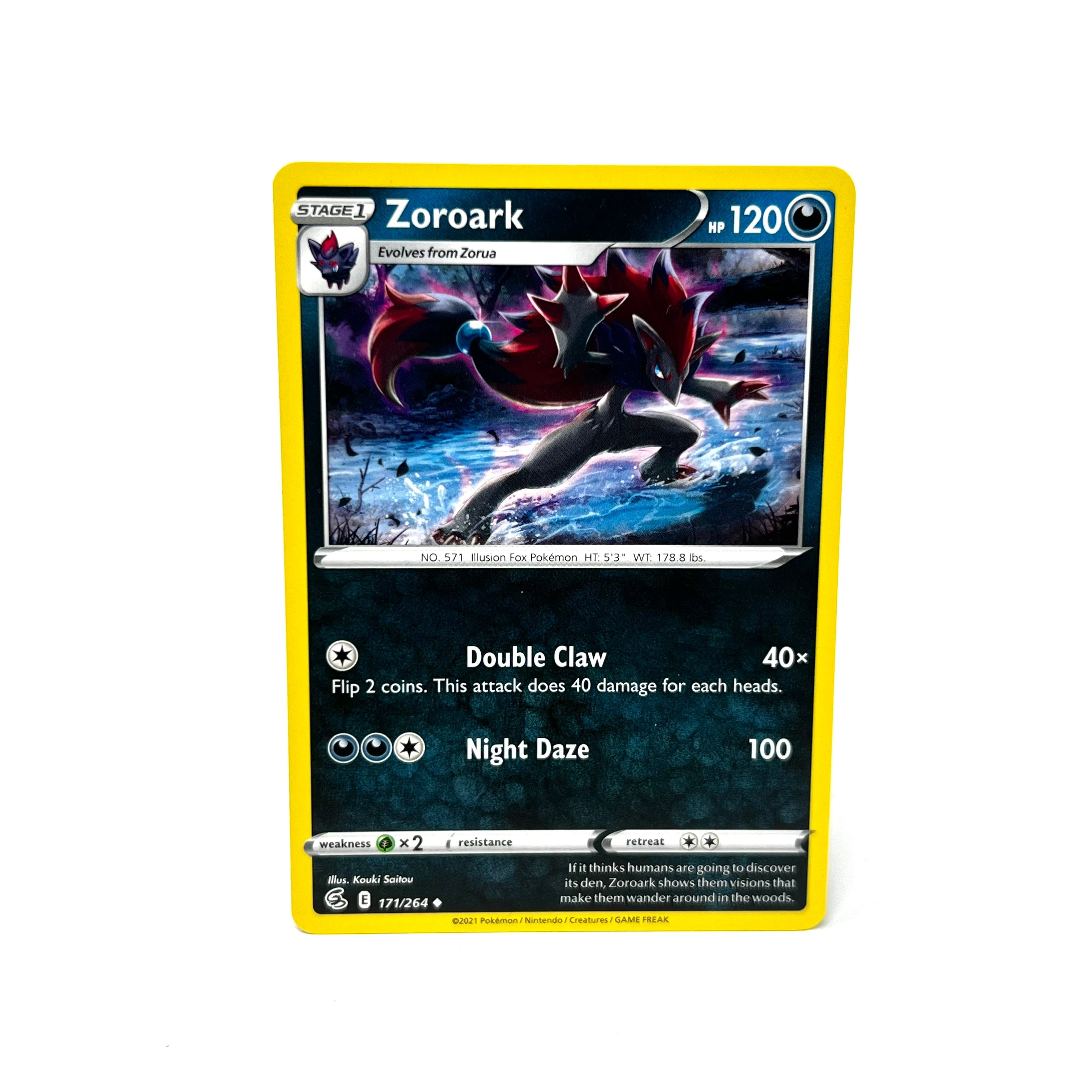 Zoroark Pokemon Card 1000 Damage