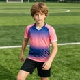 BOOMNY Toddler Boys Soccer Outfits Graphic Short Sleeve Workout Tshirts ...