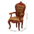 FRCOLOR Mini Furniture Vintage Style Miniature Chair Model Doll House ...