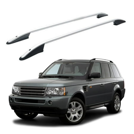 Top Roof Rack Side Rails Bars Alu. Silver Fits Range Rover Sport 2006 ...