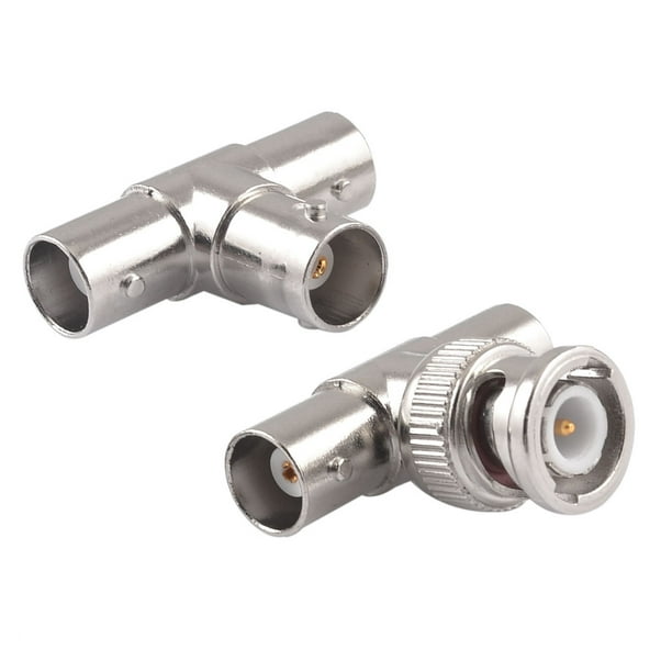 Unique Bargains BNC 3 Way Female to Female Connector + Male/Female RF ...