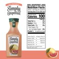 Simply Non GMO All Natural Grapefruit Juice, 52 fl oz Bottle - Walmart.com