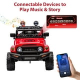12V Toyota FJ Cruiser Ride on Cars, Electric Truck Vehicles with Remote ...