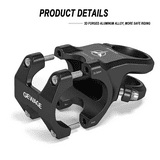 GEWAGE 31.8 Bike Stem, Short Handlebar -8 Degree, For MTB, BMX, Road ...