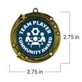 Team Player Community Award Star Design Medal | Volunteer and Community ...