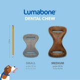 Lumabone Real Bacon Durable Dental Dog Chew Toy, Medium - Walmart.com