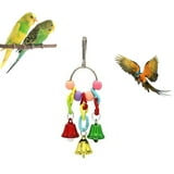 CHBORLESS Bird Parakeet Toy for Swing Hanging Standing Chewing Hammock ...