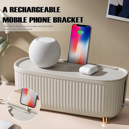 Data Cable Storage Box For Plug In Boards Cord Hider Box For Hiding ...