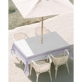 54x80 Inch Outdoor Tablecloth with Umbrella Hole Zipper Rectangle ...