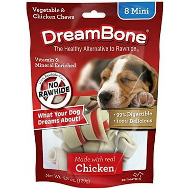 DreamBone Chews Chicken Mini - 16 CT - Walmart.com