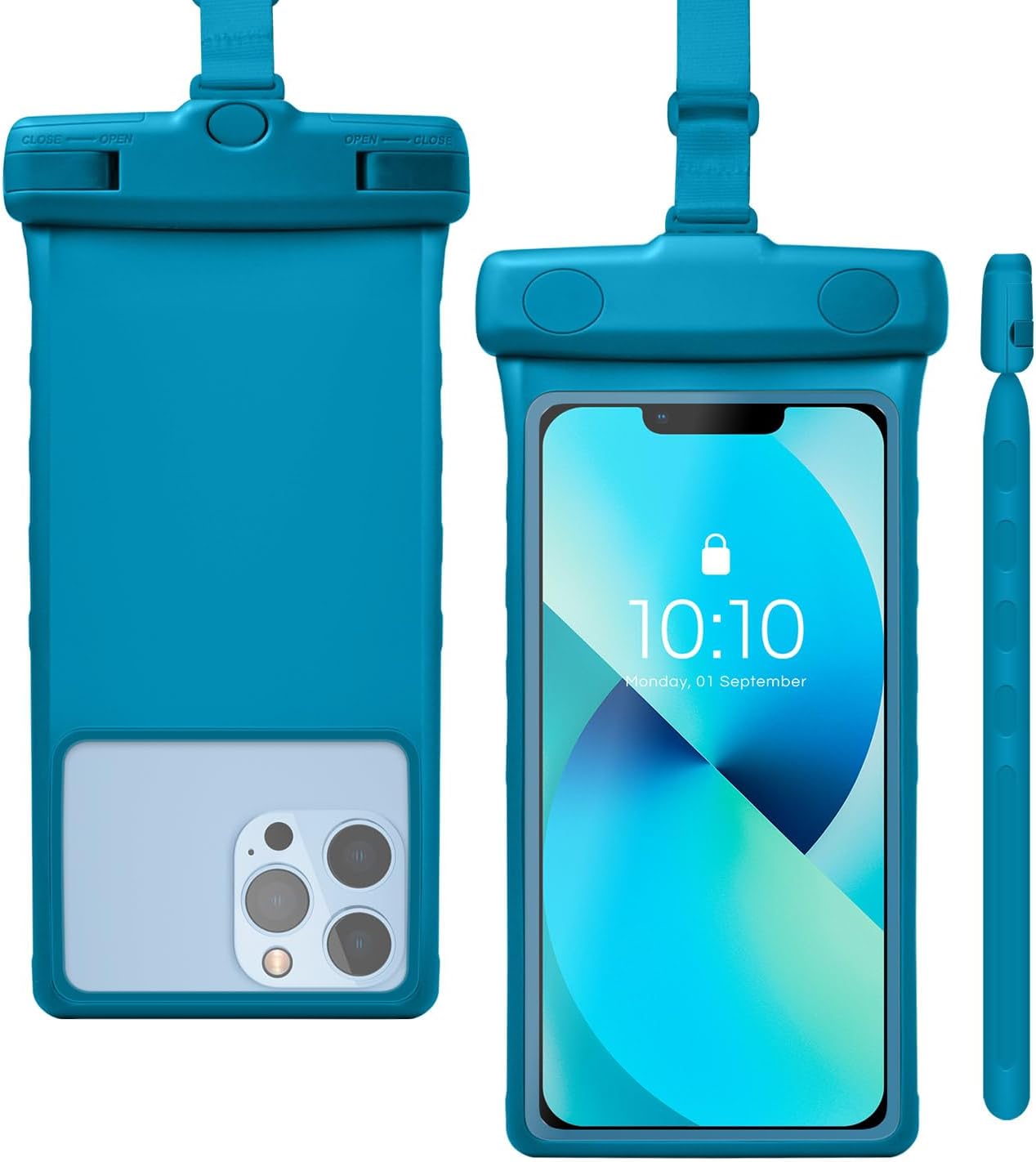 Lovely Waterproof Phone Pouch with Lanyard Cell Phone IP8X Diving ...