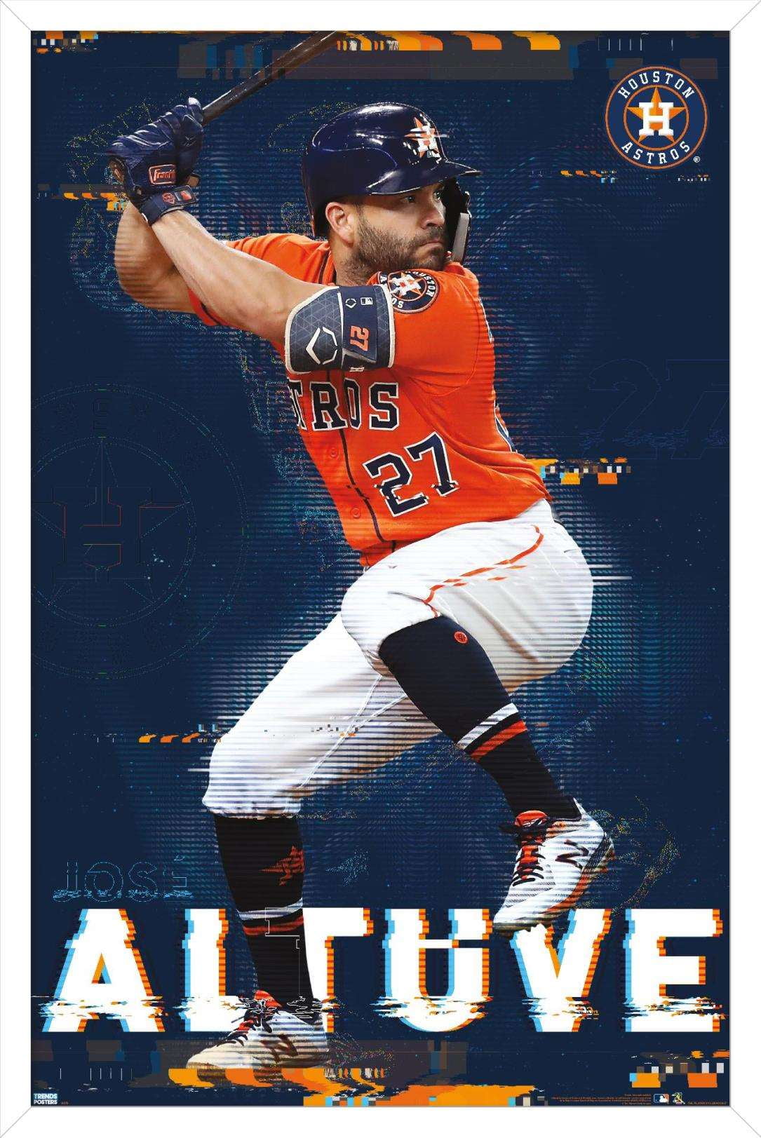 MLB Houston Astros - Jose Altuve 20 Wall Poster, 14.725" x 22.375 ...