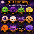 New Halloween Mystery Squishy Blind Box, Slow Rising Dumpling Squishy ...