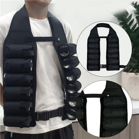 Beer Can Holder Beer Vest 12 Can Beer Can Holder Soda Beverage Holder ...