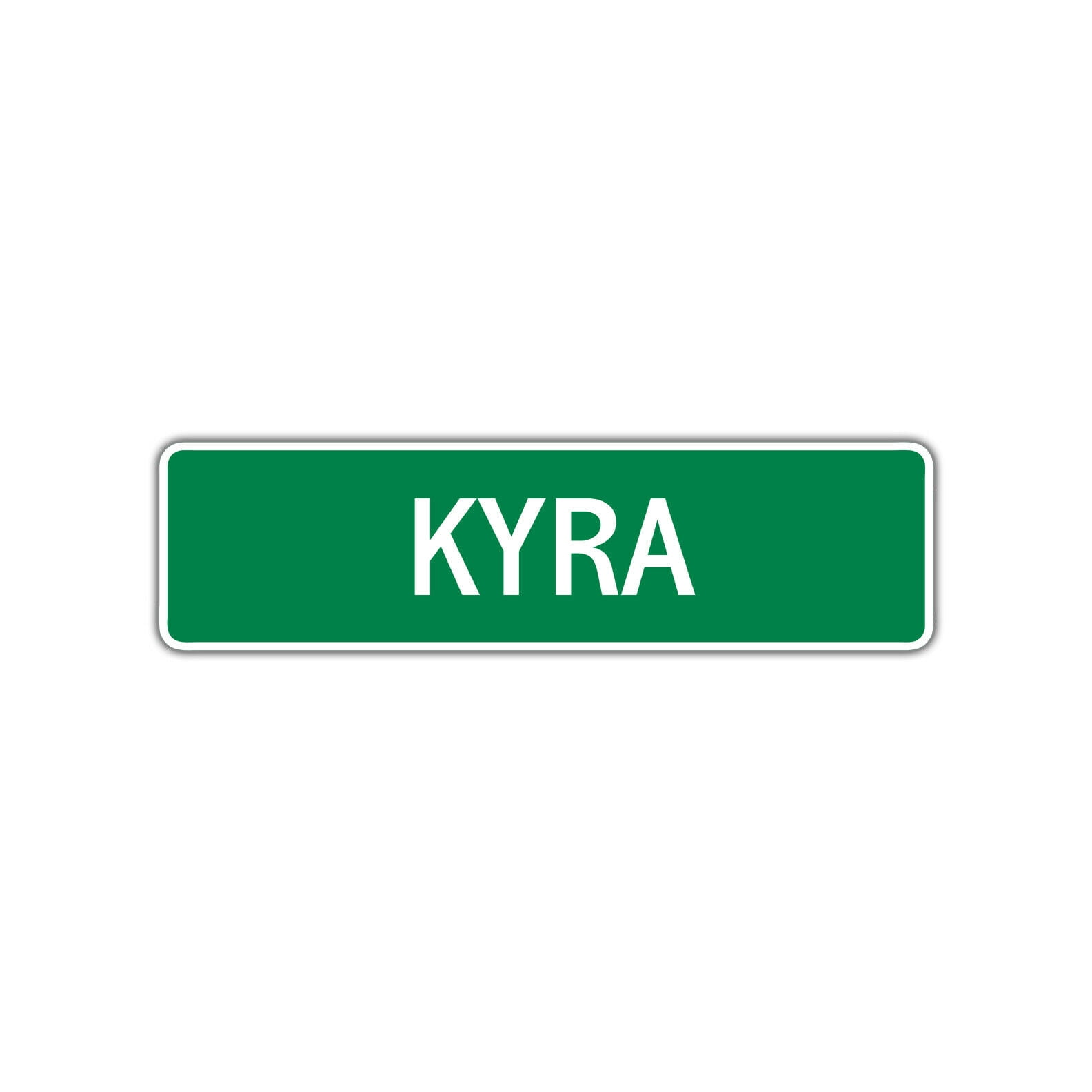 Kyra Girls Children Indoor Outdoor Unique Wall Novelty Name Letter ...