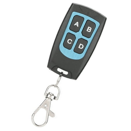 Cloning Remote Control Key Fob, 4 Buttons Universal Door Opener Key Fob ...