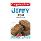 Jiffy Fudge Brownie Mix, 8 oz, Easy Recipe, Decadent Chocolate Dessert ...