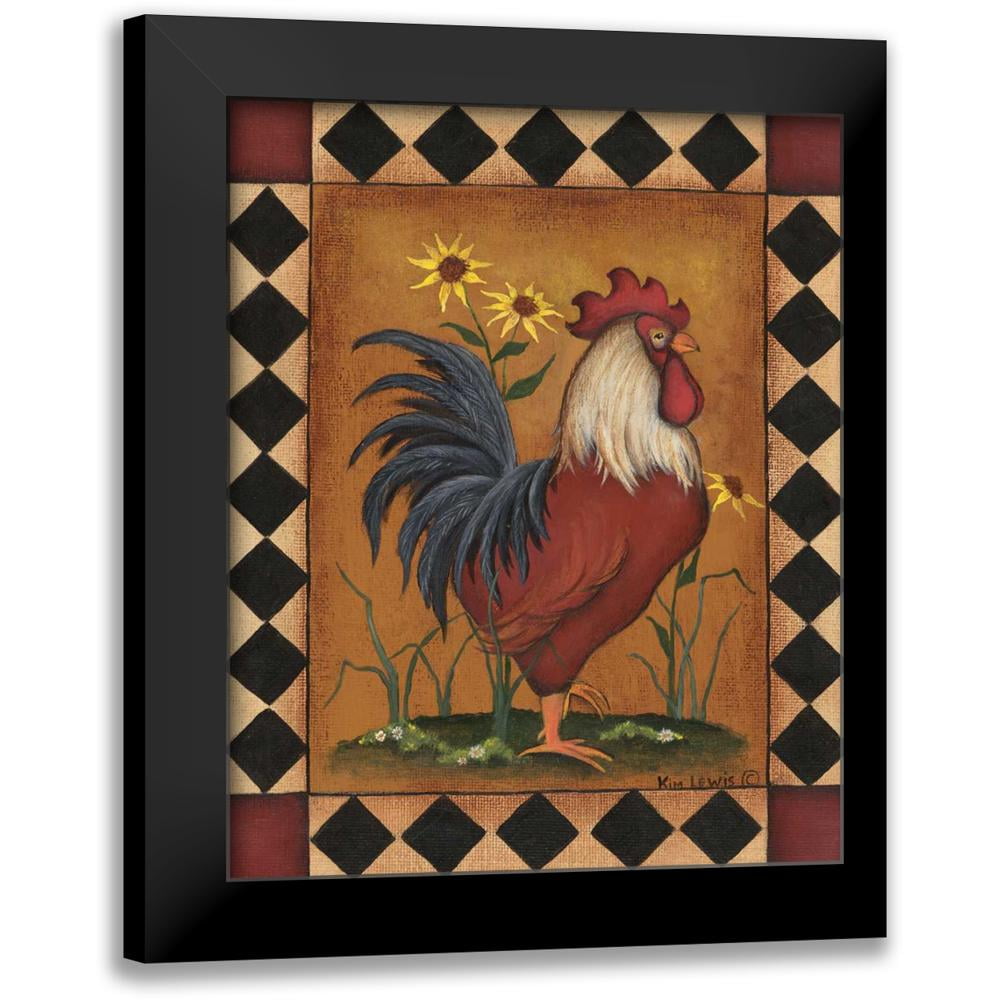 Lewis, Kim 15x18 Black Modern Framed Museum Art Print Titled - Red ...