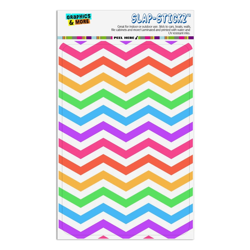 Rainbow Chevrons Zigzag Pattern Home Business Office Sign - Walmart.com